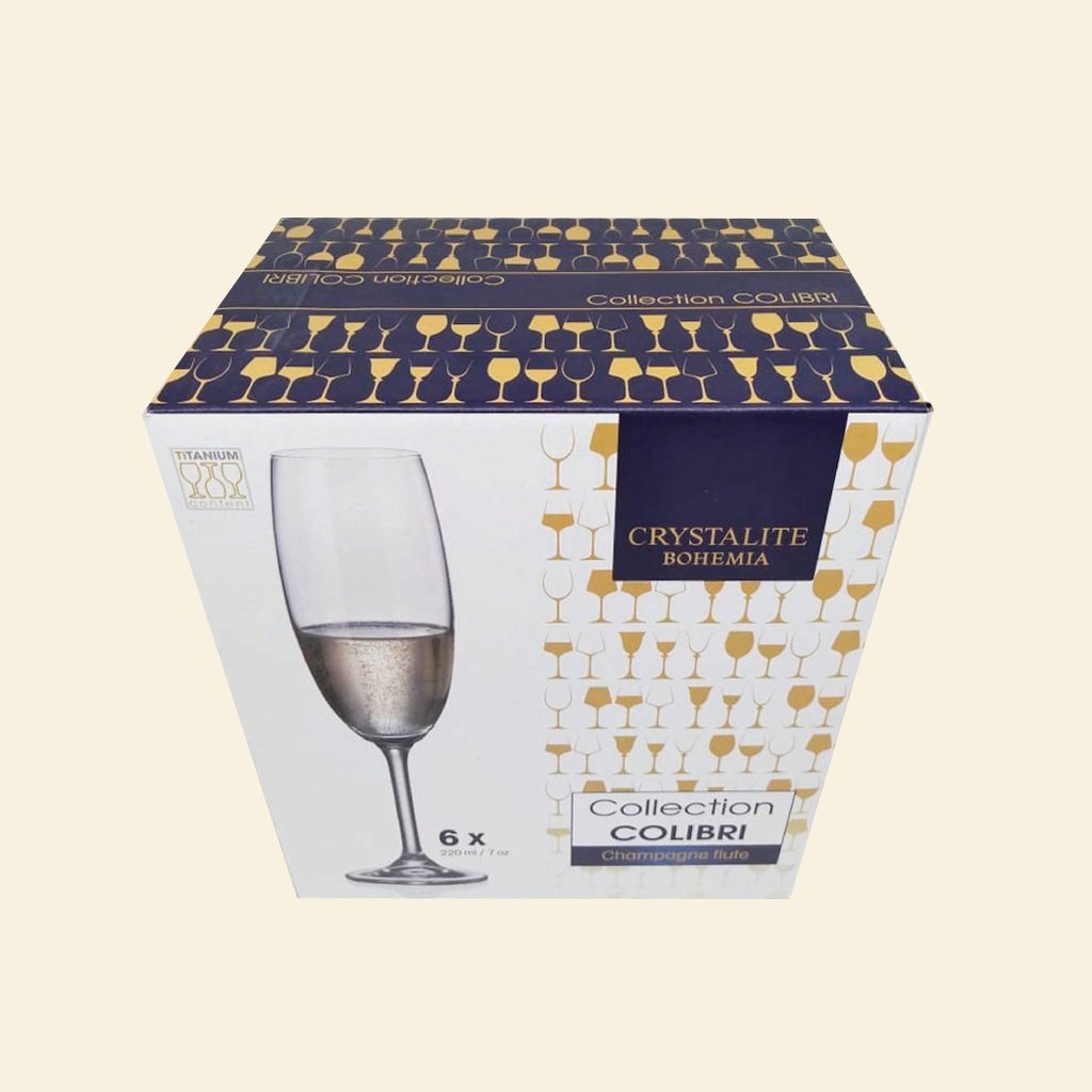 Copas Champagne Crystalite Bohemia | Vinos de Ayerbe